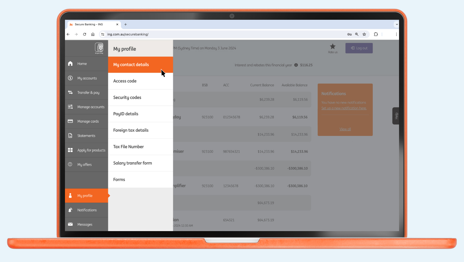 How can I view or update my details? - ING Help Hub