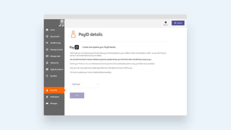 Set up PayID (OE) - ING Help Hub