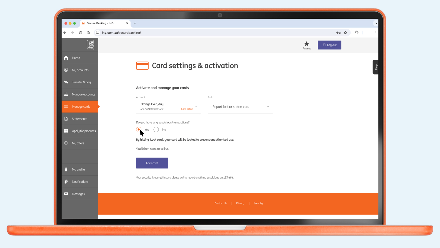 What do I do if my Visa Platinum Debit or Credit Card has been lost or ...
