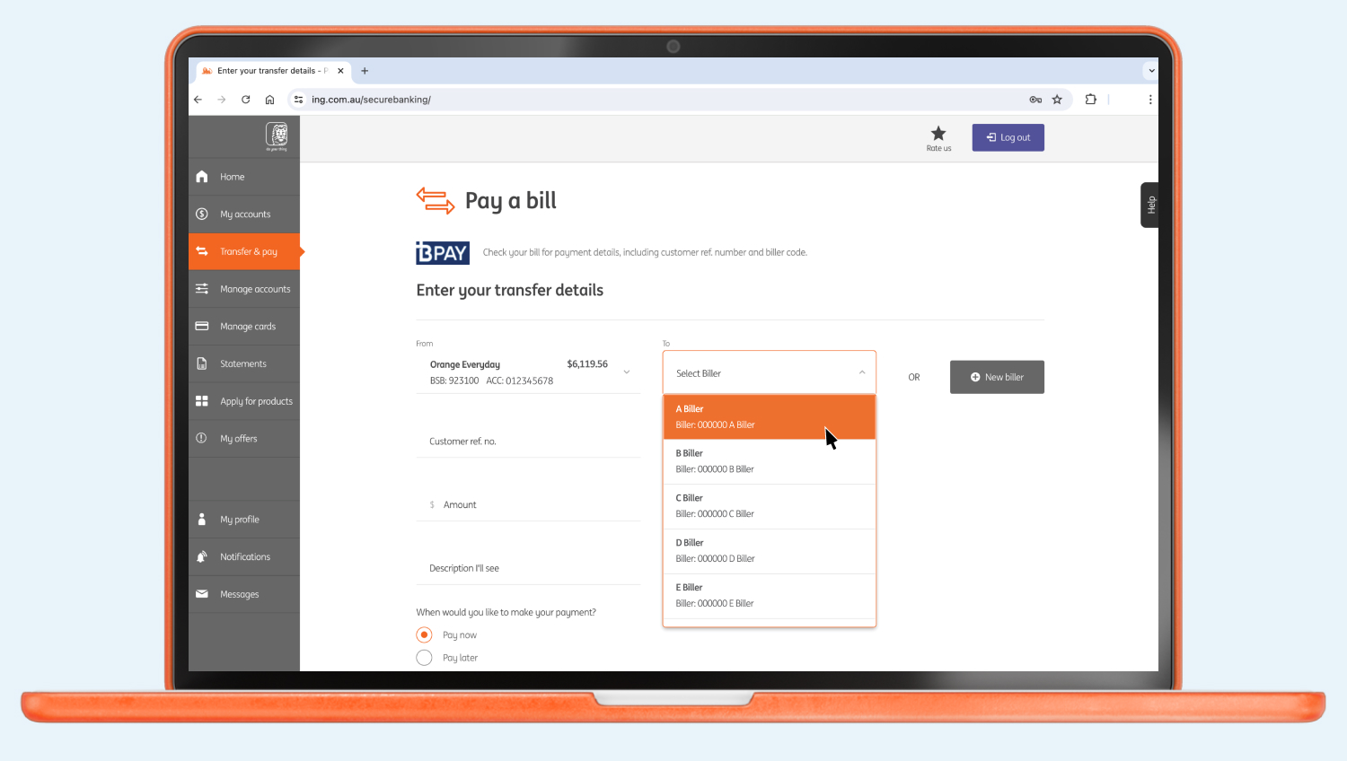 BPAY® - ING Help Hub