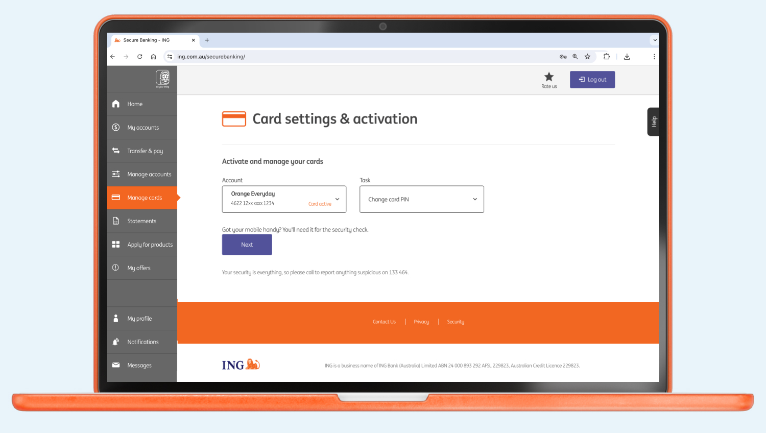 How do I change my card PIN? - ING Help Hub