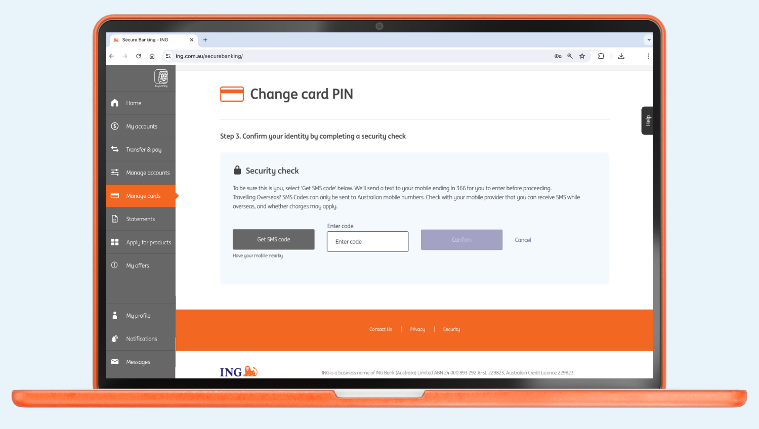 How do I change my card PIN? - ING Help Hub