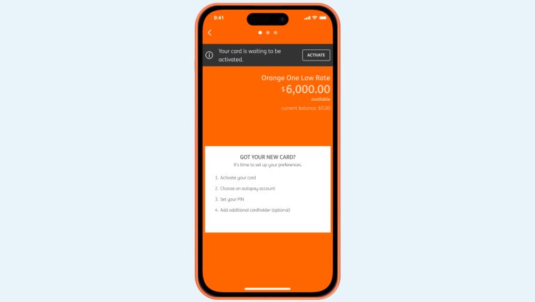 Activate your card (OO) - ING Help Hub